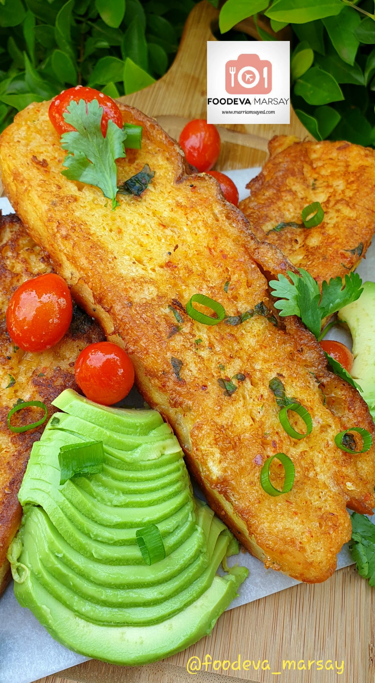 Savoury Naan Bread French Toast | Foodeva Marsay
