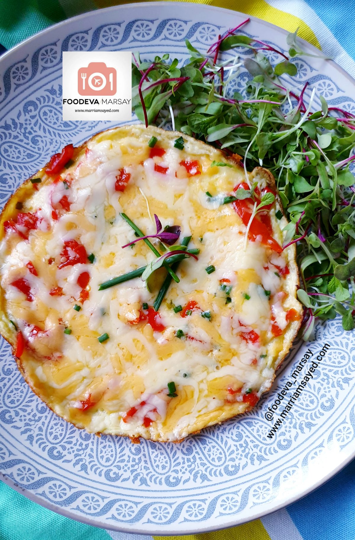 Easy Pizza Omelette ~ Marsay Family Favourite | Foodeva Marsay